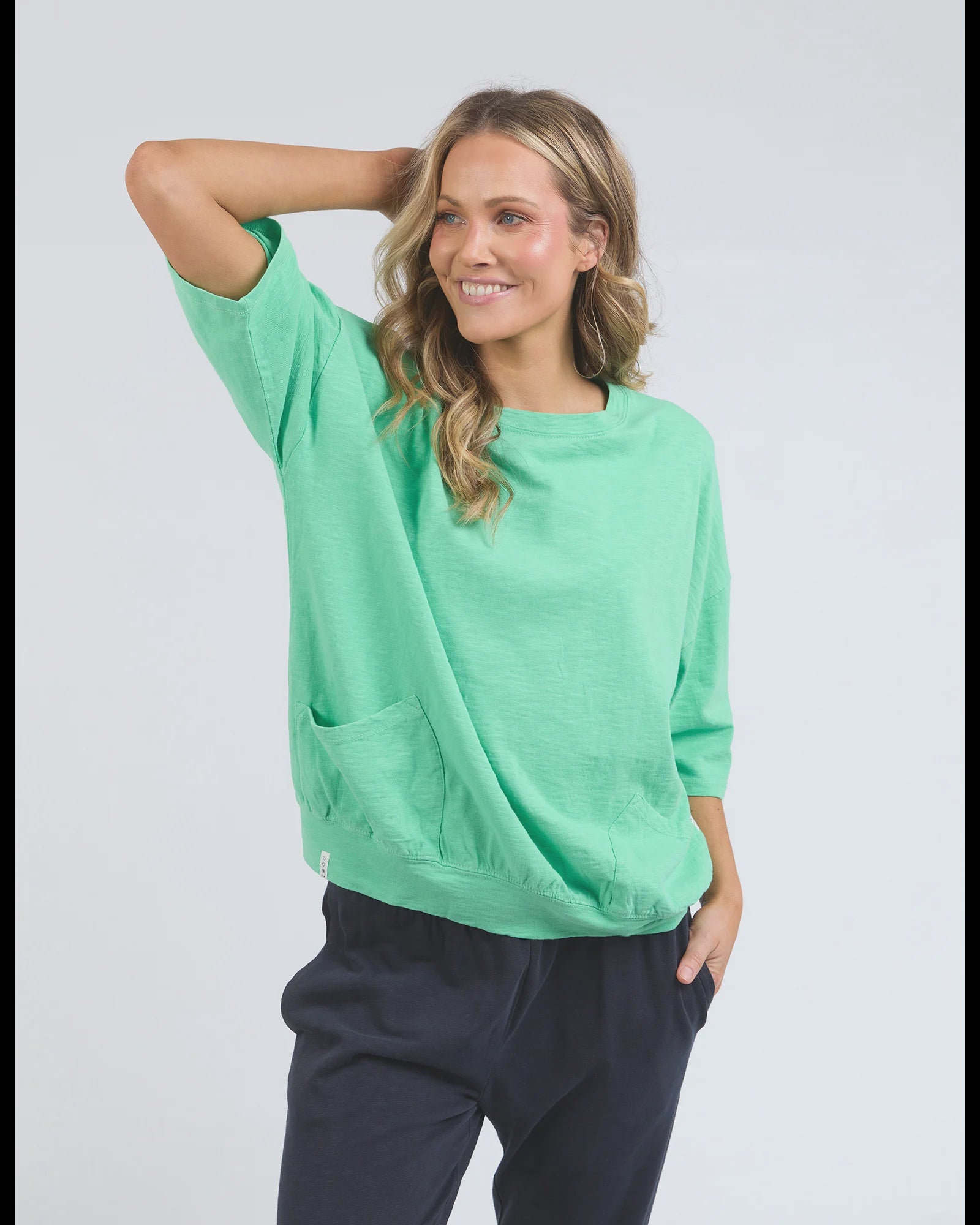 Maizie Sweat Neon Mint – With Grace